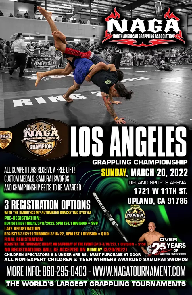 Los Angeles Grappling & BJJ Championship – California - NAGA Fighter