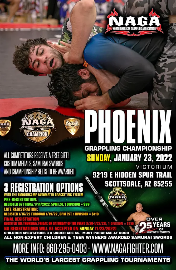 Phoenix Grappling & BJJ Championship – Arizona - NAGA Fighter