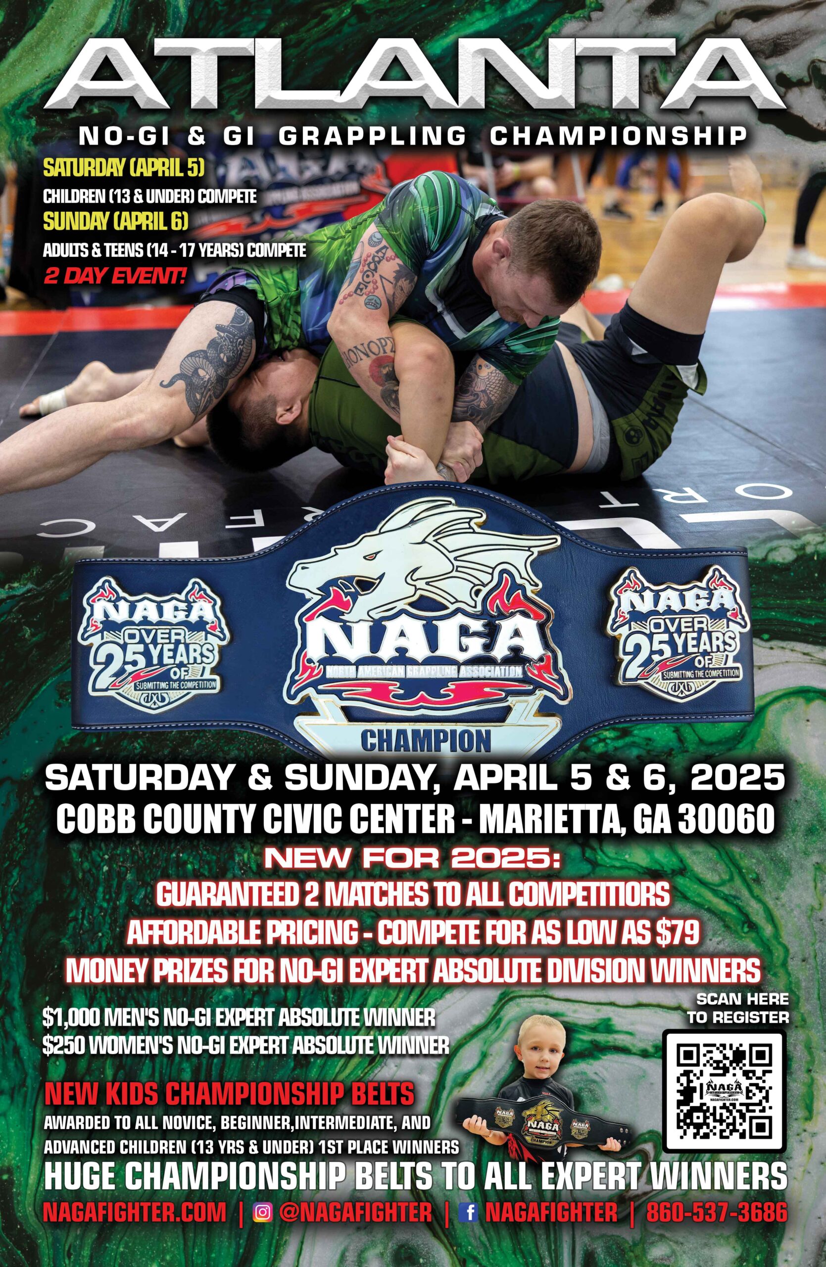Atlanta Grappling & BJJ Championship - Marietta, GA - NAGA Fighter