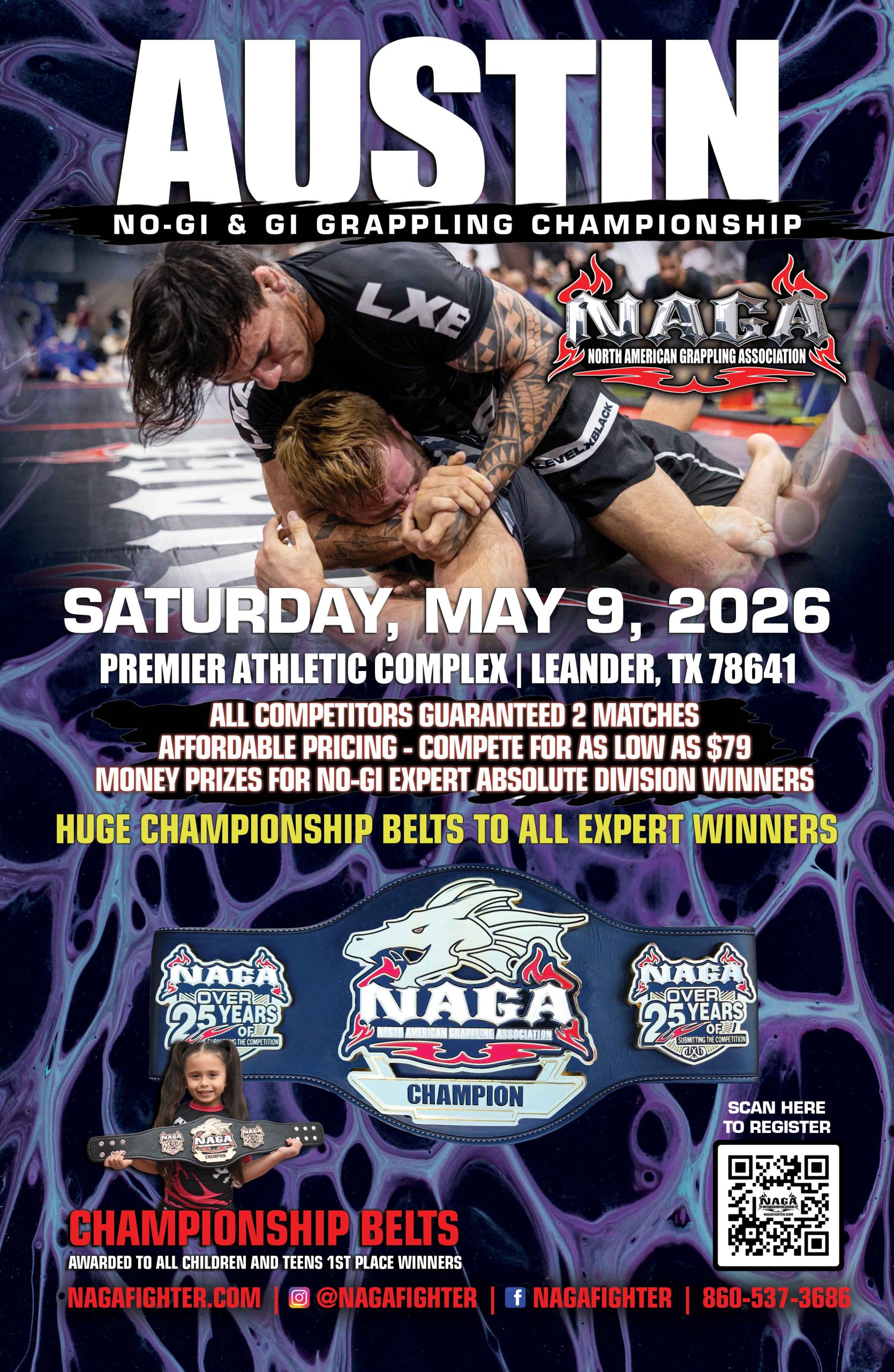 Austin Grappling & BJJ Championship - Leander, TX - NAGA Fighter