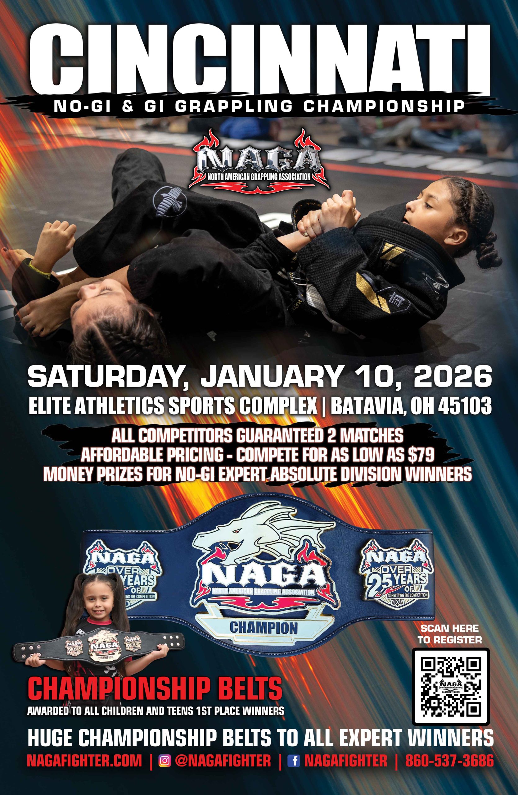 Cincinnati Grappling & BJJ Championship - Batavia, OH - NAGA Fighter