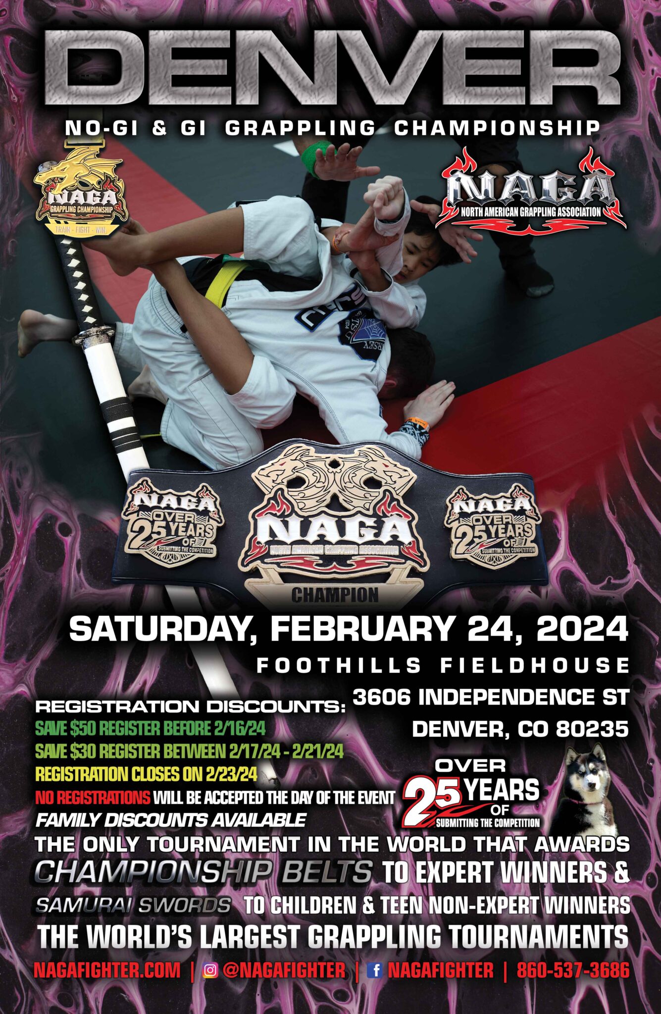 Denver Grappling & BJJ Championship - Denver, CO - NAGA Fighter