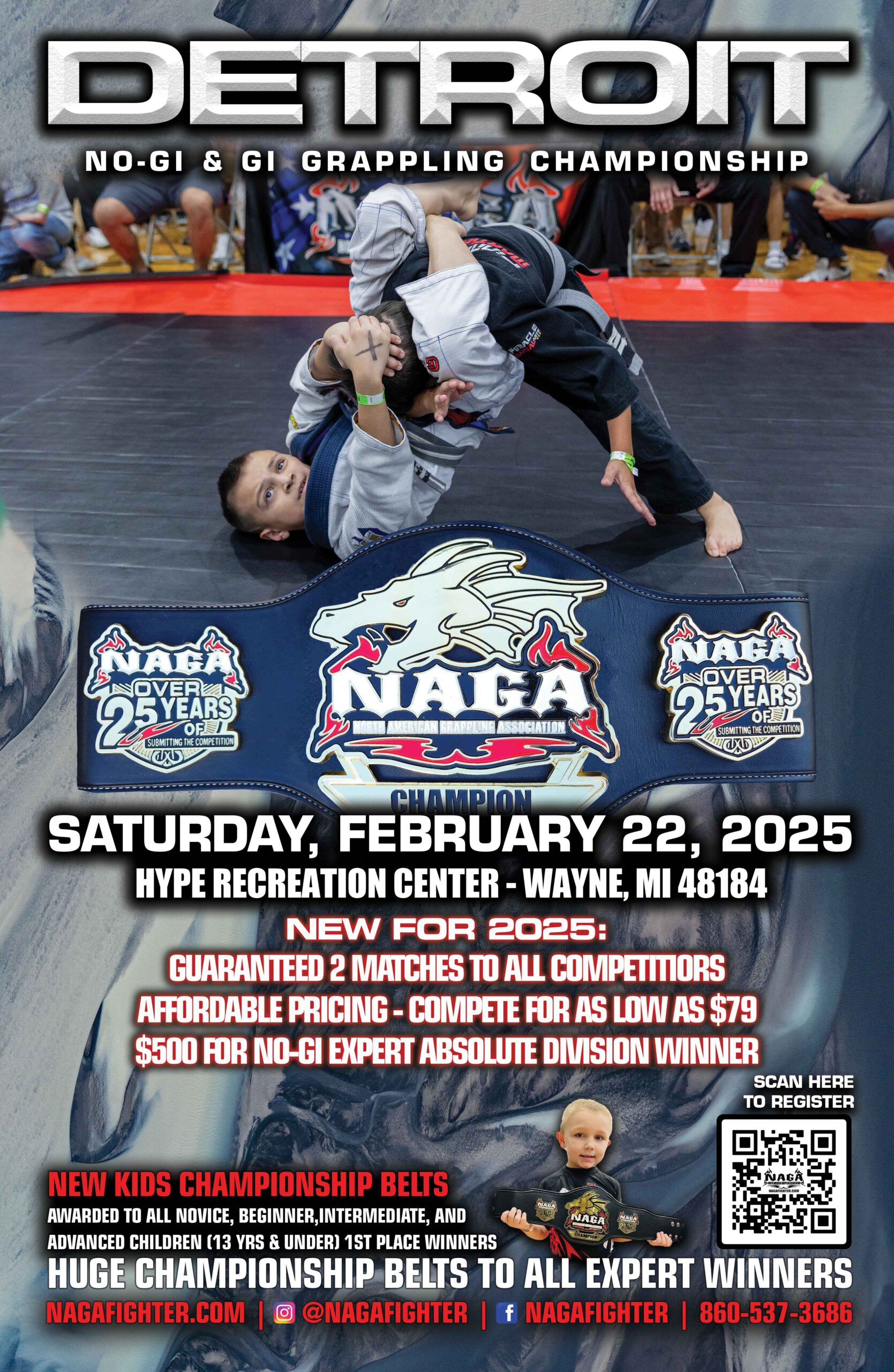 Detroit Grappling & BJJ Championship - Detroit, MI - NAGA Fighter
