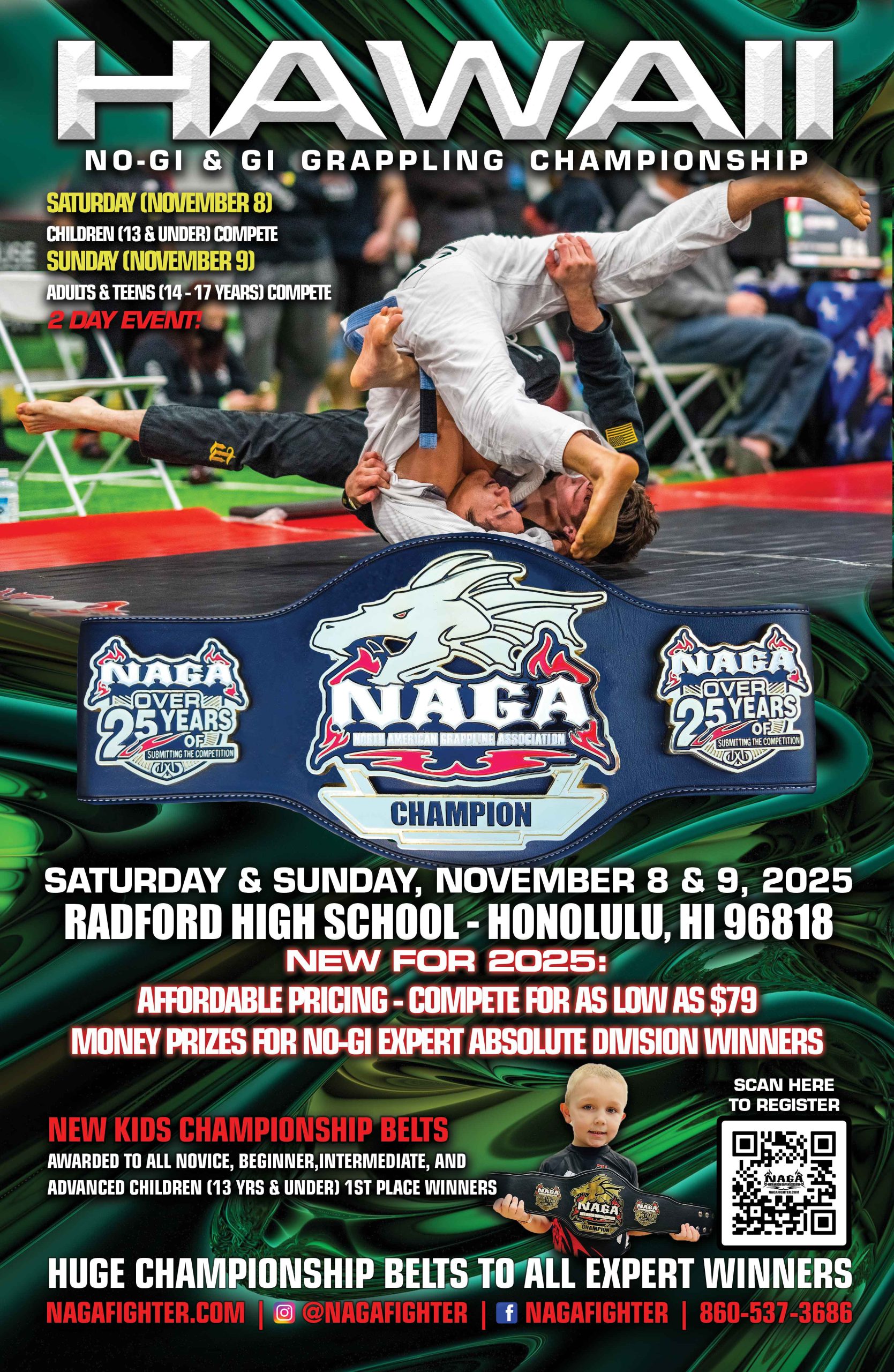 Hawaii Grappling & BJJ Championship - Honolulu, HI - NAGA Fighter