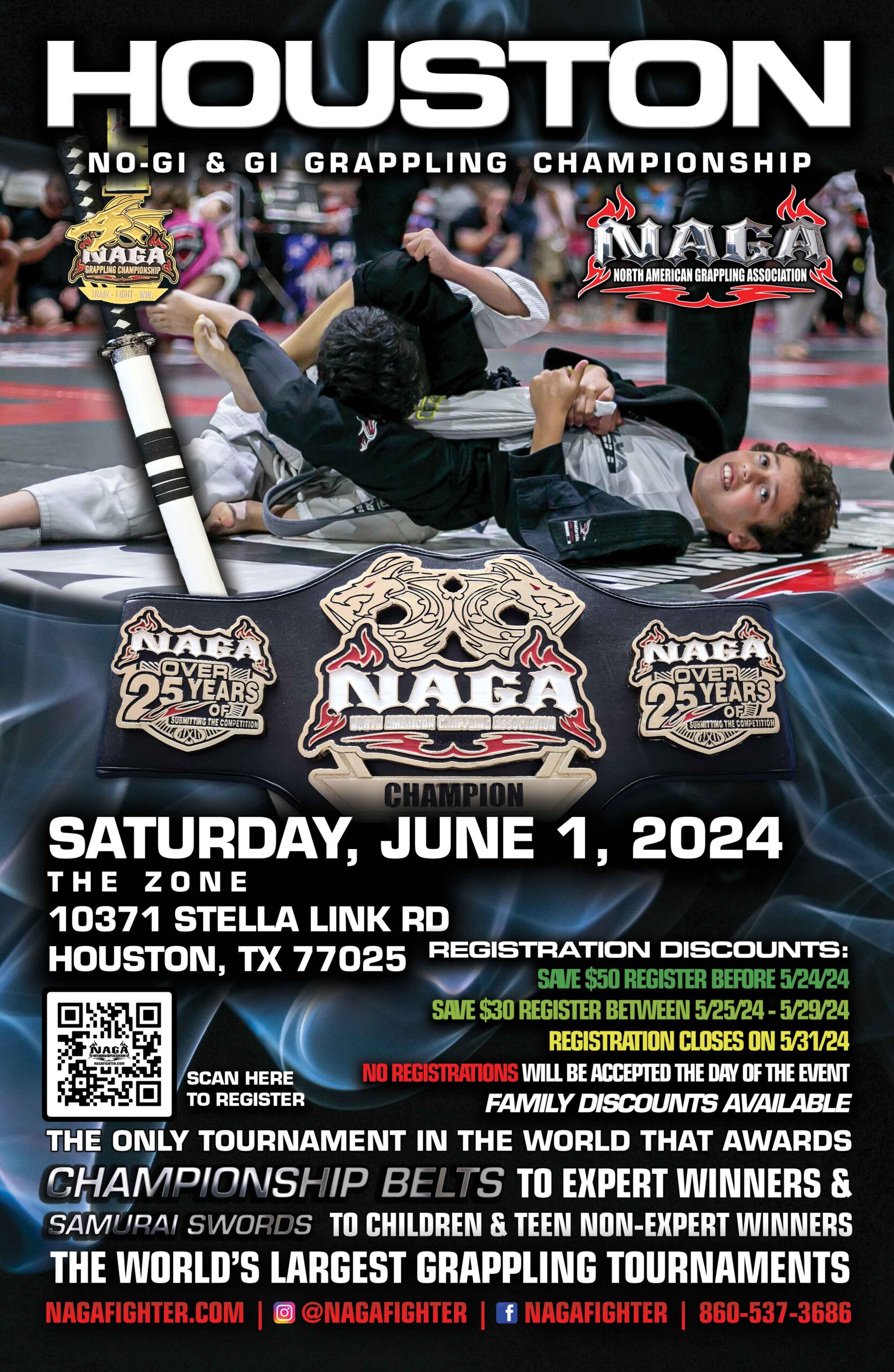 Houston Grappling & BJJ Championship - Houston, TX - NAGA Fighter