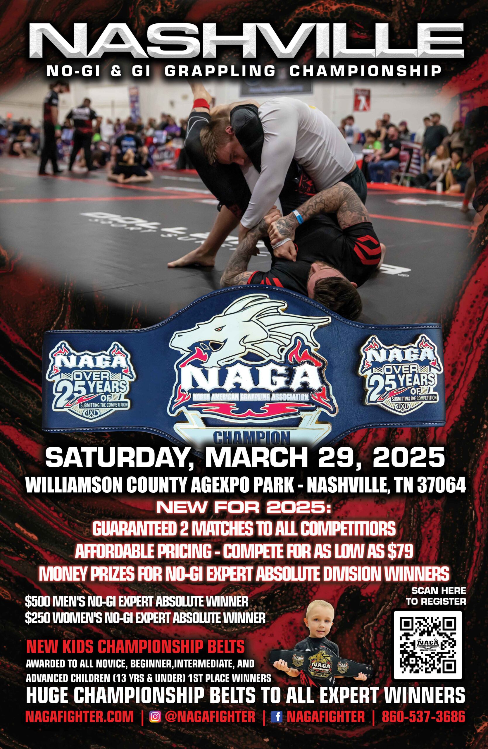 Nashville Grappling & BJJ Championship - Franklin, TN - NAGA Fighter